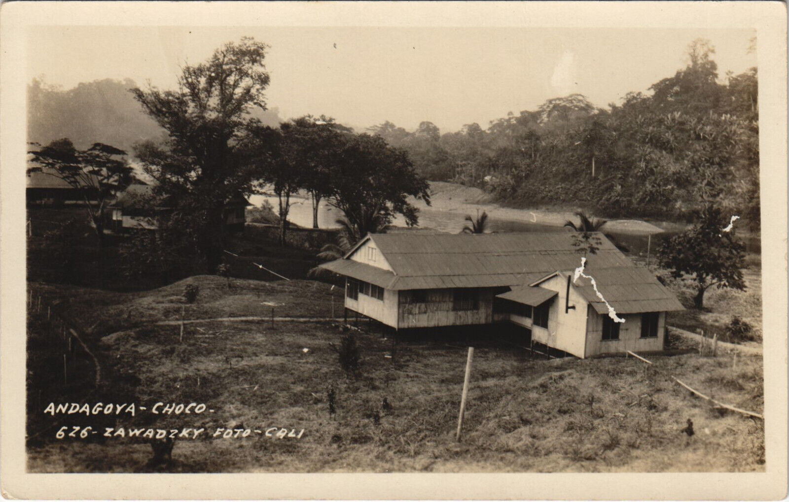 PC COLOMBIA, ANDAGOYA, CHOCO, ZWADAZKY, Vintage REAL PHOTO Postcard ...