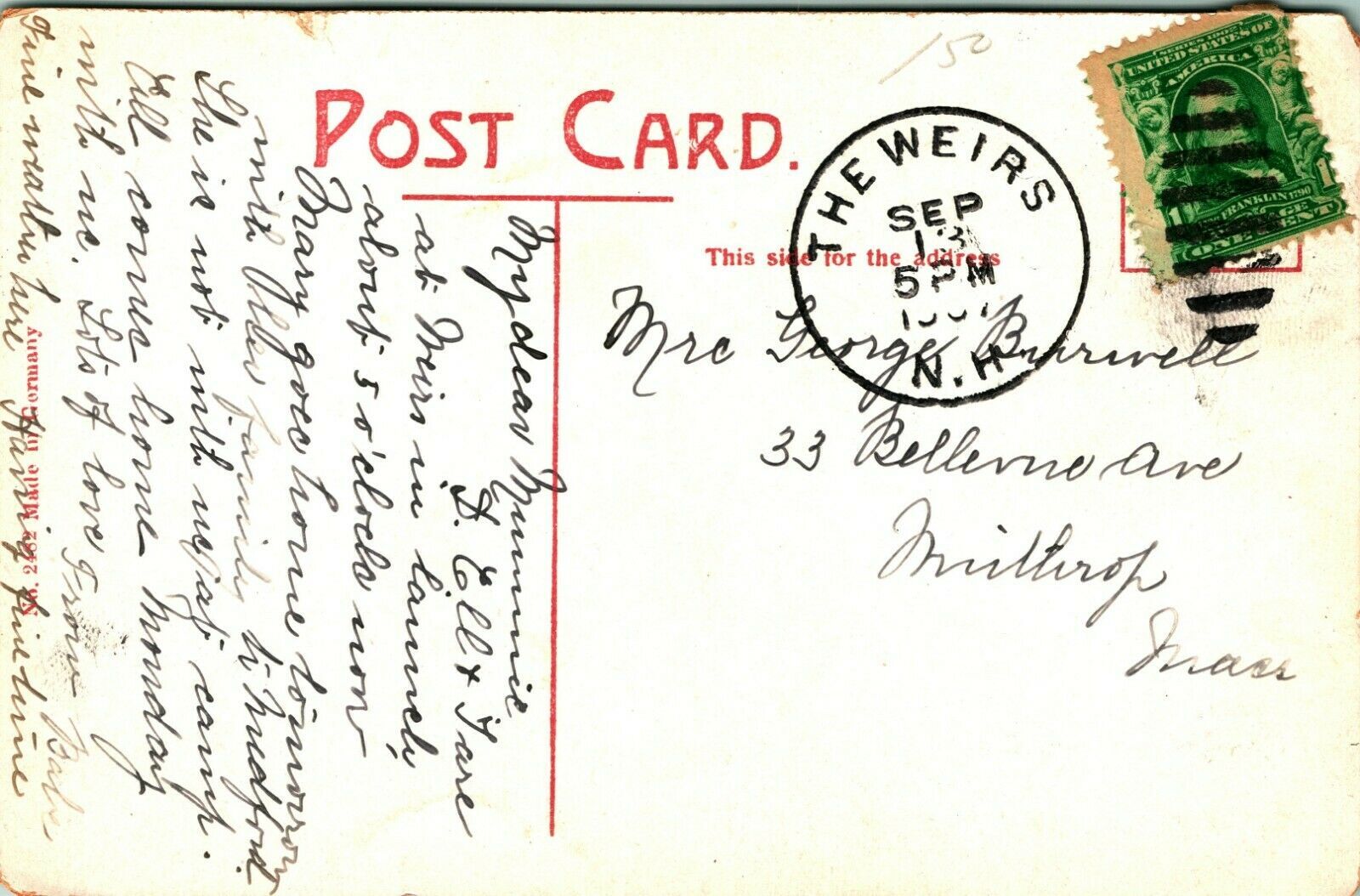 Spindle Point Observatory Weirs Lake Winnipesaukee New Hampshire NH DB ...