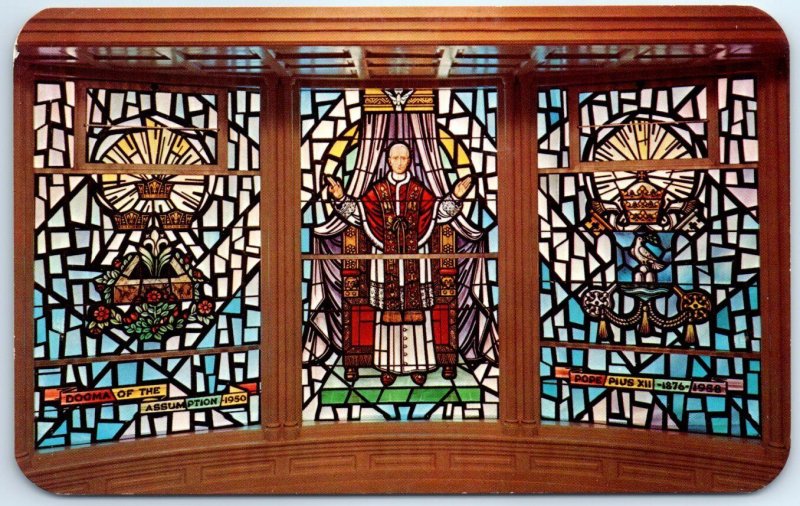 Stained Glass Panels, Pope Pius XII - St. Joseph's In The Hills ...
