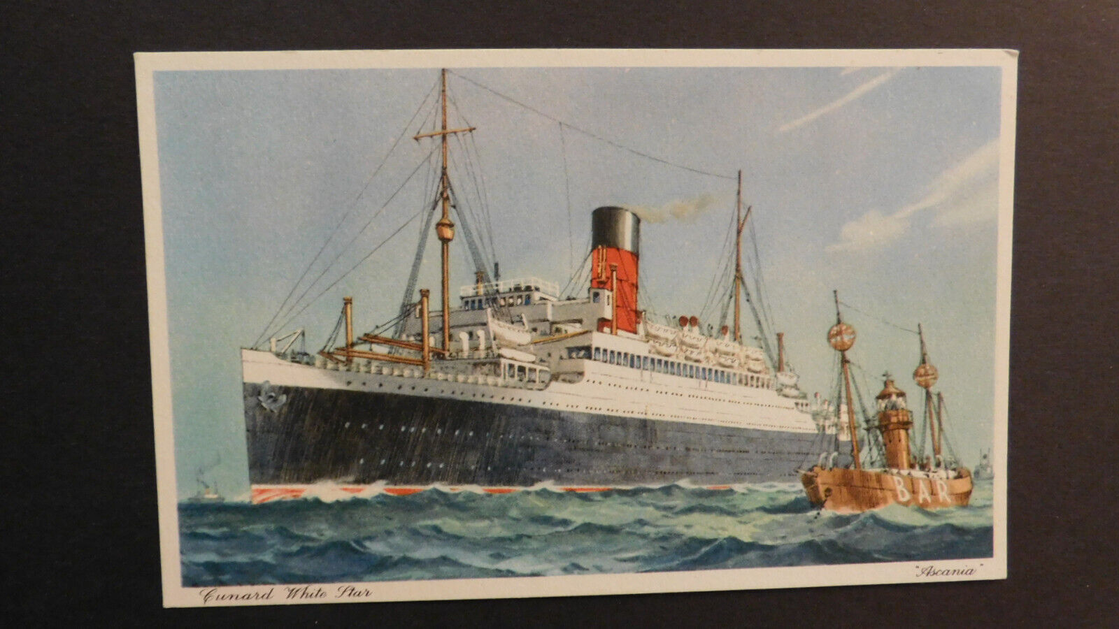 Mint Ship Postcard Cunard White Star Line RMS Ascania | Other ...