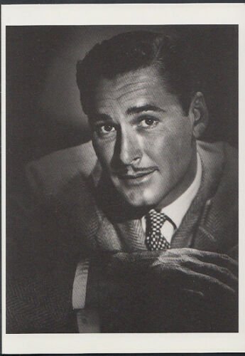 Film Stars Postcard - Actor Errol Flynn, Photo By George Hurrell RR2395 ...