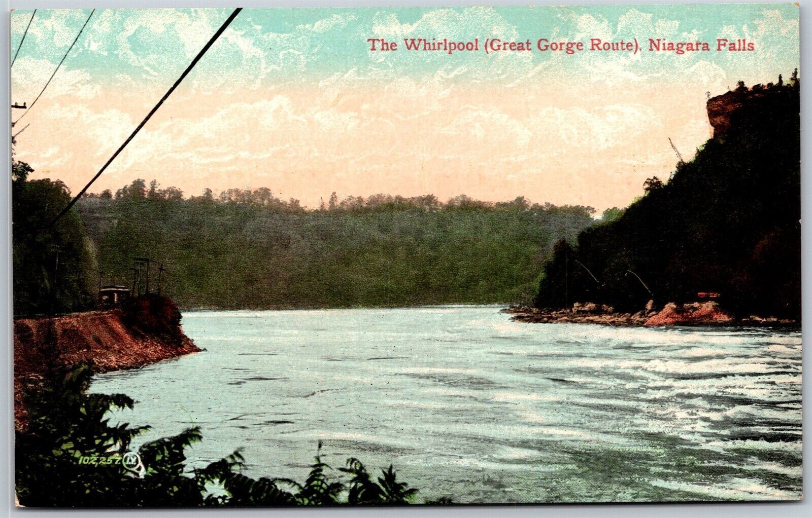 Vtg Niagara Falls New York NY The Whirlpool Great Gorge Route 1910s ...