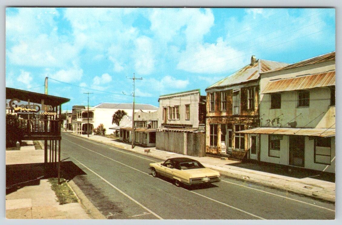1960'S Cedar KEY Florida Main Street Storefronts Classic CAR Vintage ...