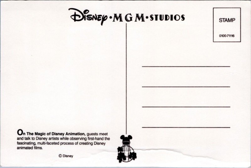 Postcard Disney MGM Studios - Magic of Animation | Other / Unsorted ...