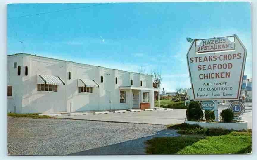 VERONA, Virginia VA ~ Roadside HAZEL'S RESTAURANT c1960s August County ...