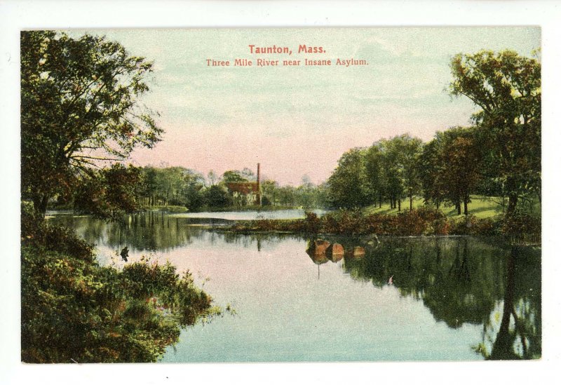 MA - Taunton. Three Mile River Near Insane Asylum | United States ...