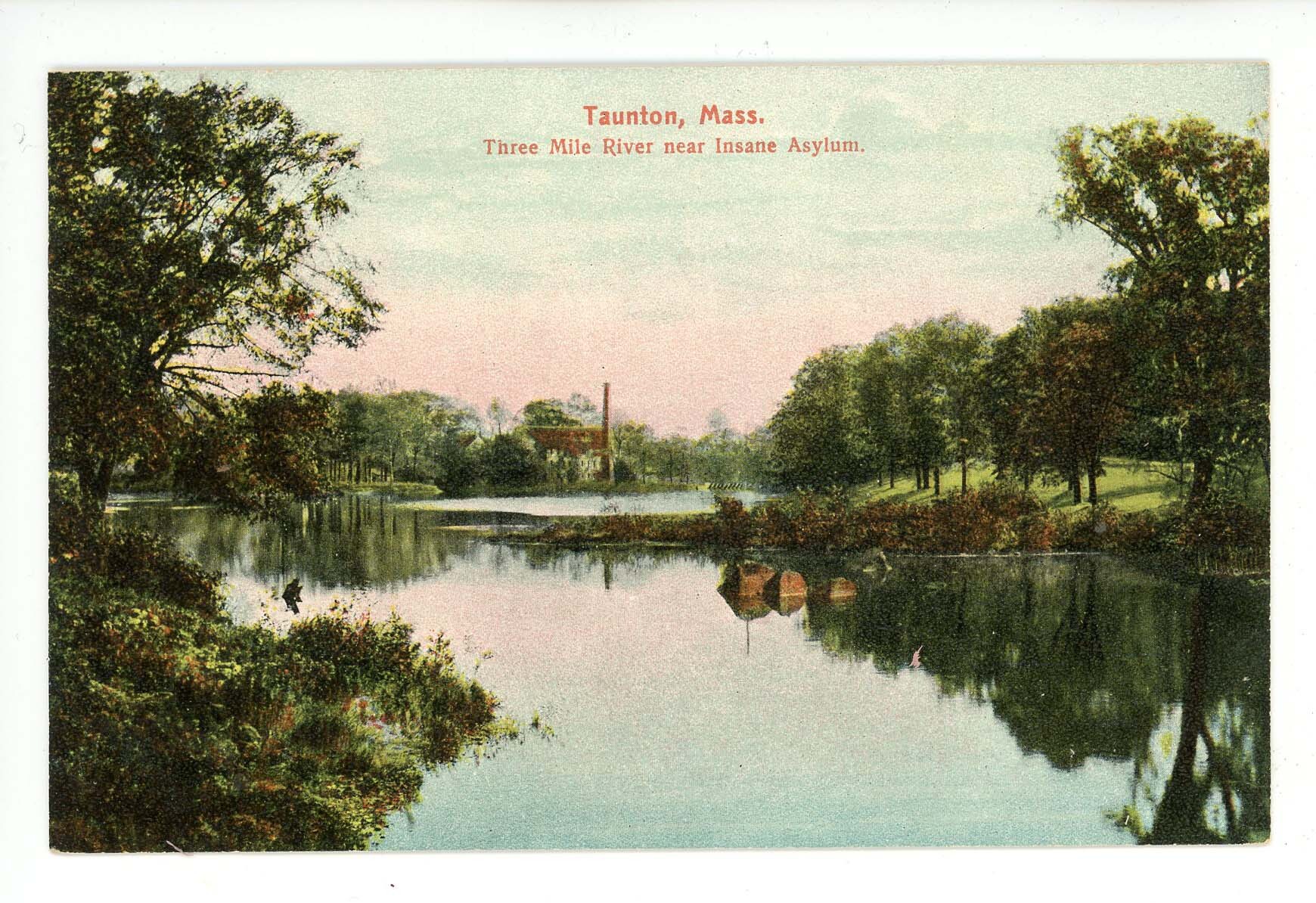 MA - Taunton. Three Mile River Near Insane Asylum | United States ...