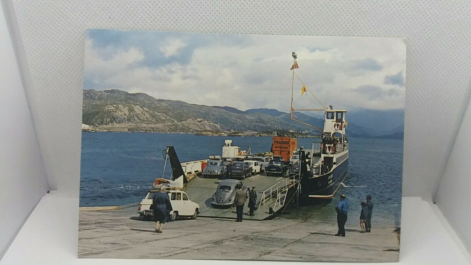 Vintage Postcard Skye Ferry Kyleakin Frasers Inverness Delivery Van ...