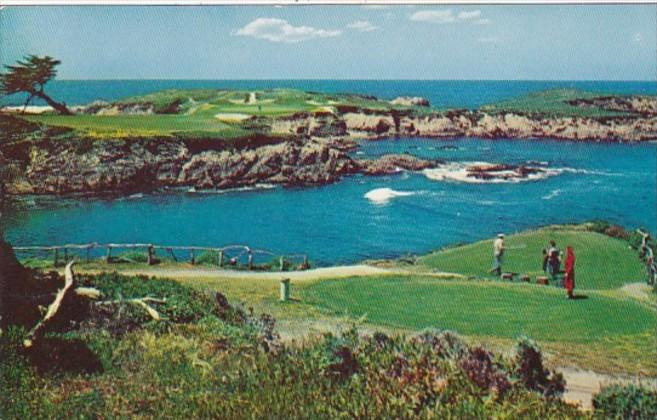California Carmel-by-the-Sea Cypress Point Golf Course Famous 16th Hole ...