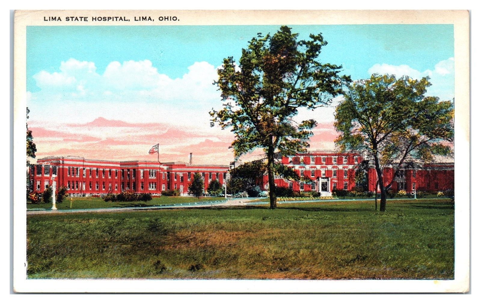 Early 1900s Lima State Hospital, Lima, OH Postcard | United States ...