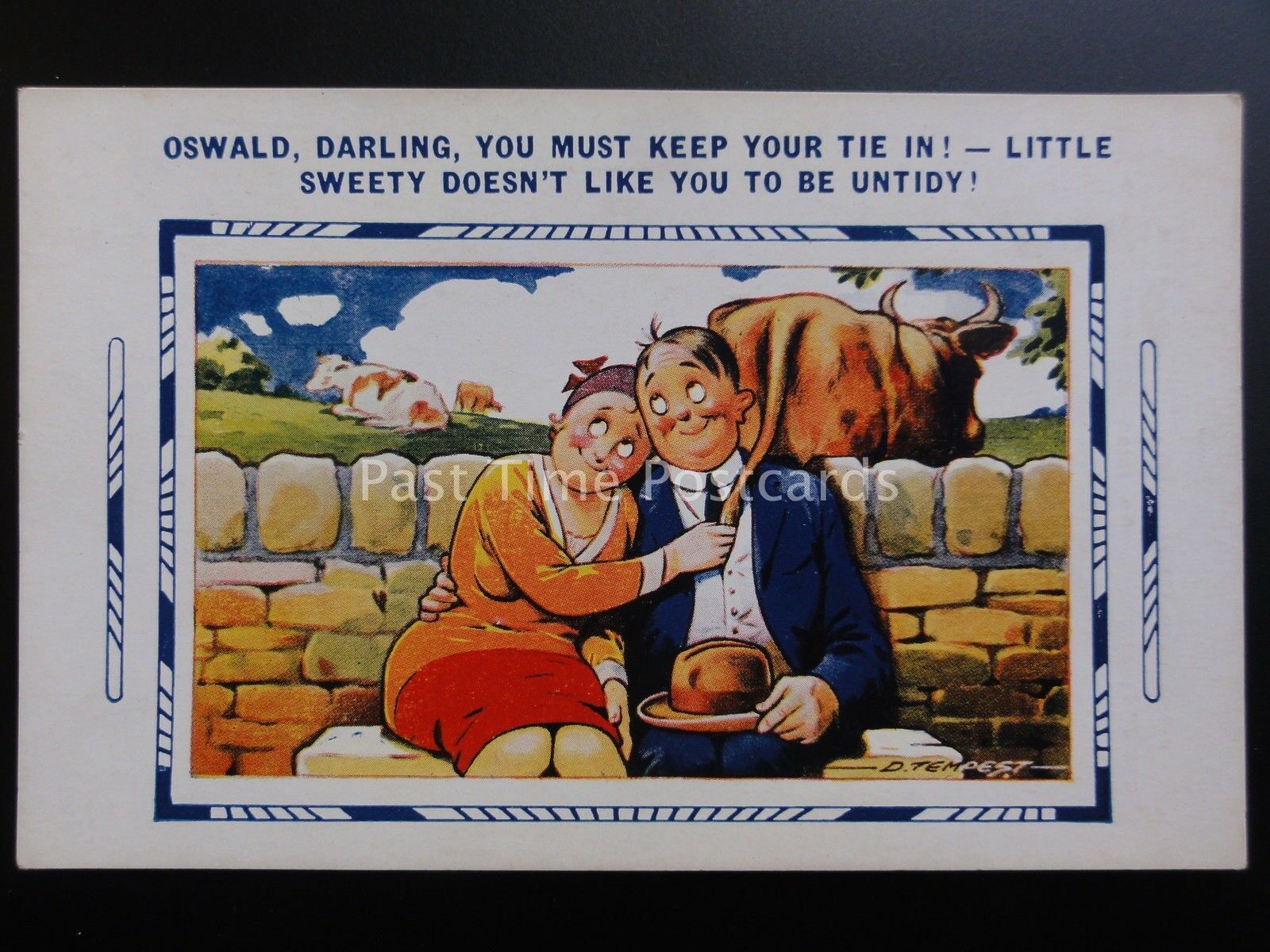 Doug Tempest OSWALD, DARLING, YOU MUST KEEP YOUR TIE IN.. Bamforth ...