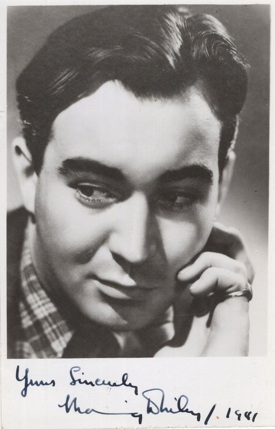 Manning Whiley Pimpernel Smith Uncle Silas WW2 Actor Hand Signed Photo ...