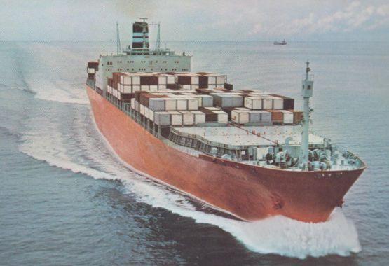 MS Toyama ScanDutch Container Transport Ship Postcard | Topics ...