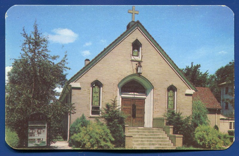 Saint Anthony's Catholic Church Angola Indiana in old postcard | United ...