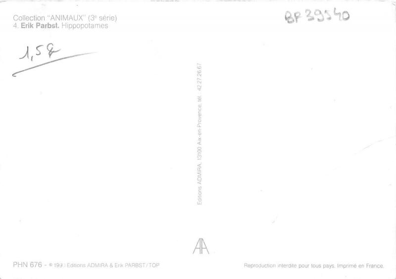 BF39540 erik parbst hippopotamus hippopotame animal animaux | Other ...