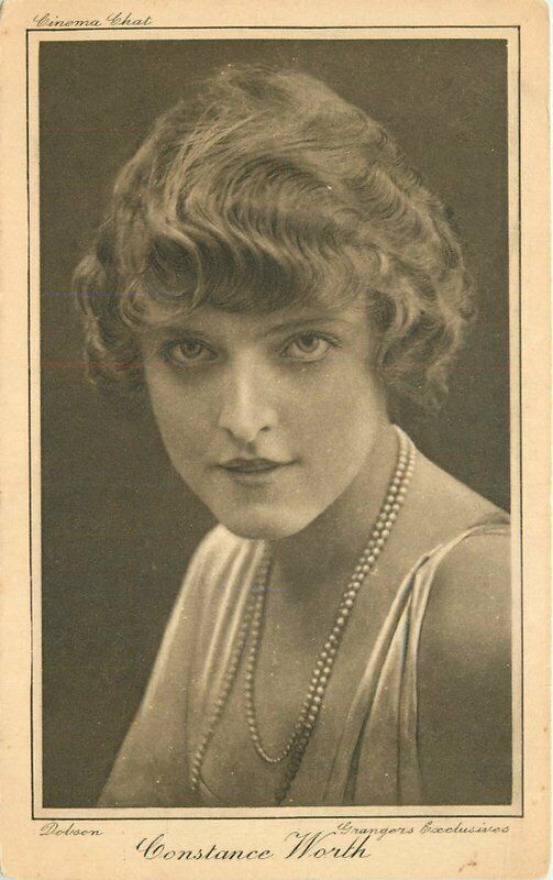 Constance Worth Dobson 1920s Silent Movie Actress Postcard 20-7906 ...