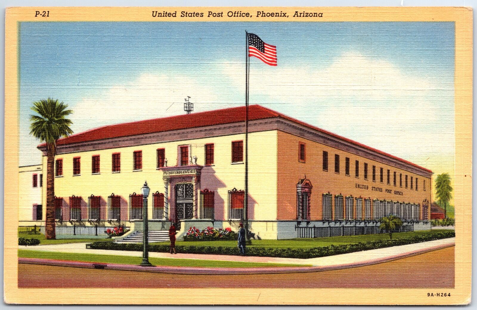 Vintage Postcard the United States Post Office at Phoenix Arizona C ...