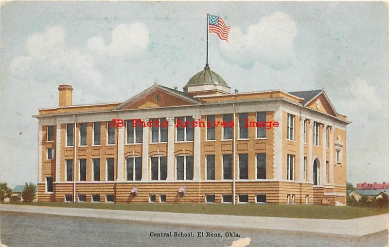 OK, El Reno, Oklahoma, Central School Building, Exterior View | United ...