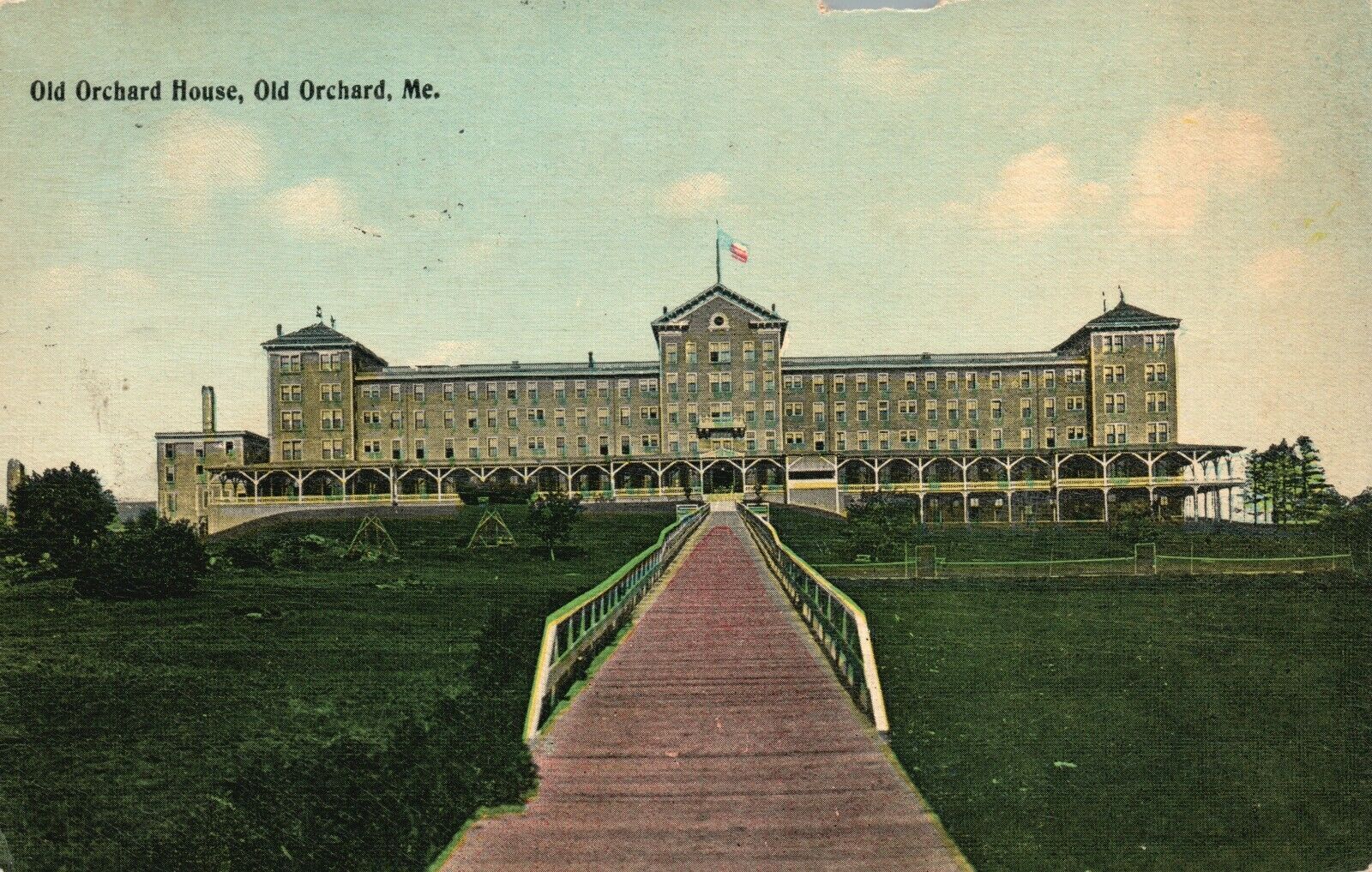 Vintage Postcard 1913 Old Orchard House Old Orchard ME Maine Pub ...