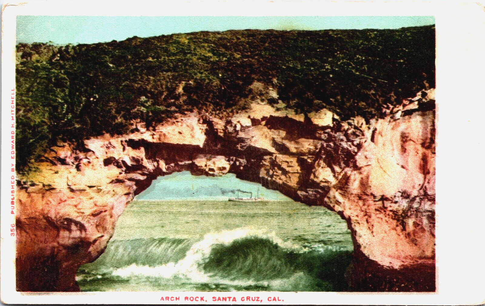 Arch Rock Santa Cruz California Vintage Postcard C144 | United States ...