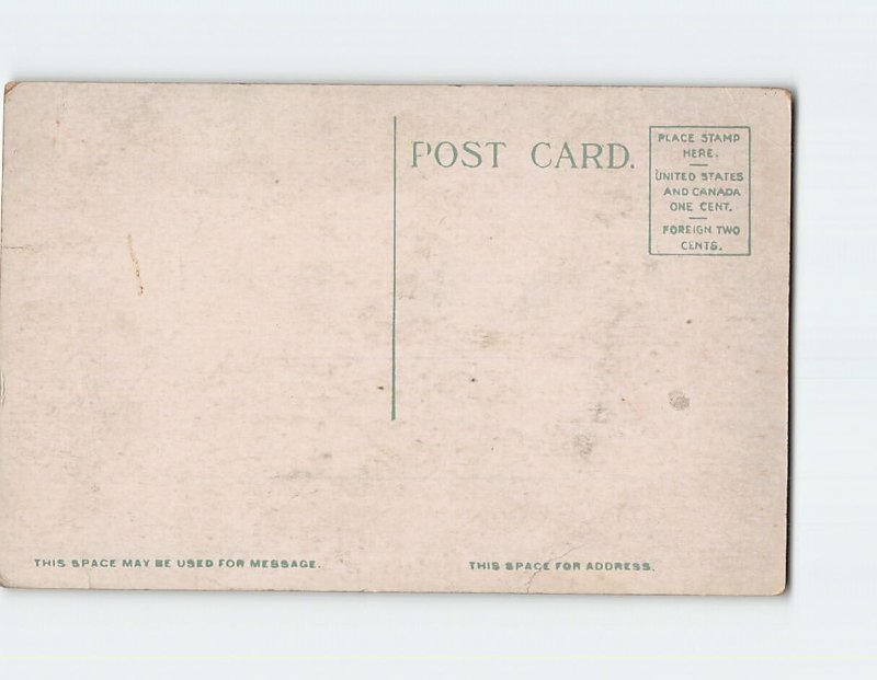 Postcard Greeting Card with Pledge of Allegiance and US Flag Art Print ...