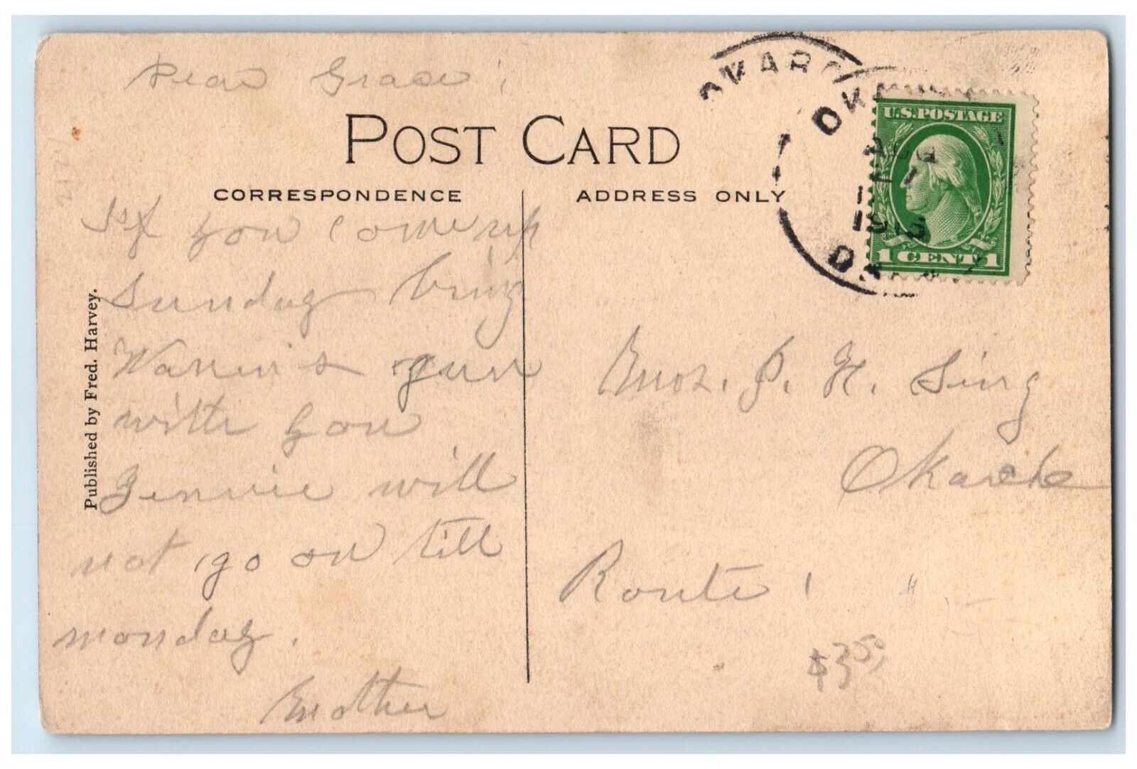 c1916 First National Bank Exterior Building Tulsa Oklahoma OK Vintage ...