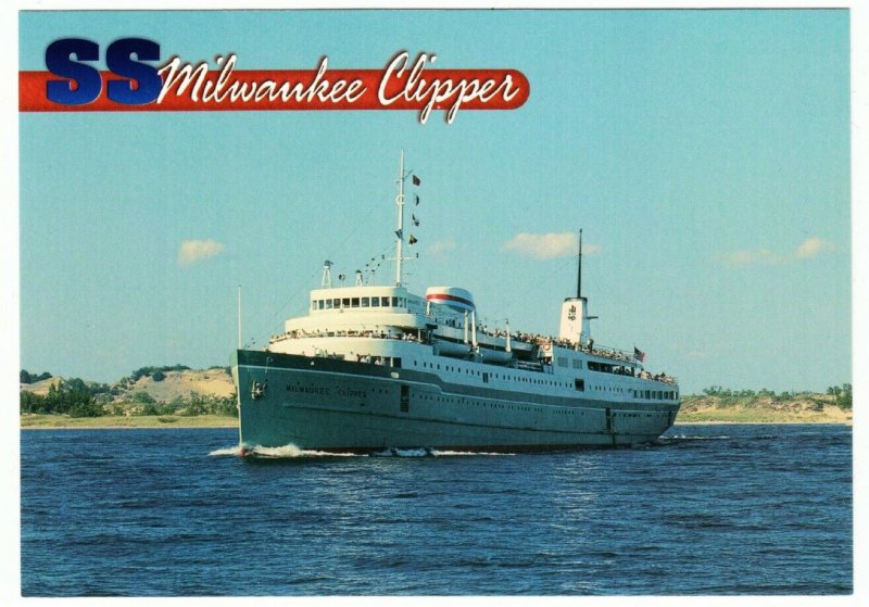 SS Milwaukee Clipper Great Lakes Passenger Steamship & Car Ferry ...