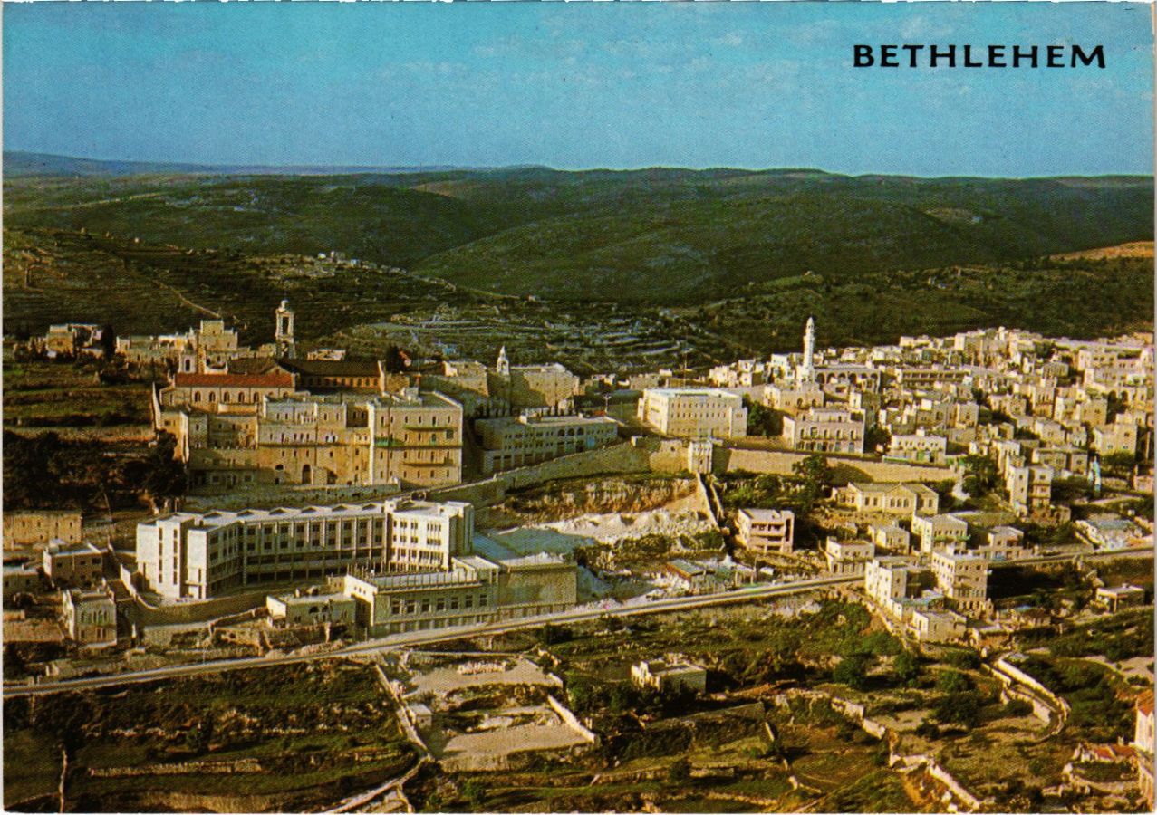CPM Bethlehem - Partial View with the Church of Nativity ISRAEL ...