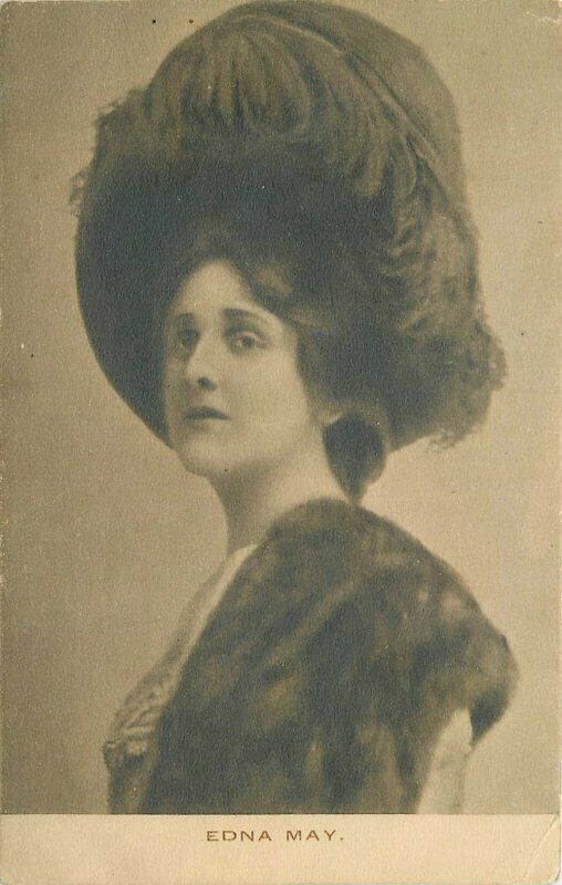 C-1905 Stage Actress Edna May Postcard Artist impression 21-11148 ...