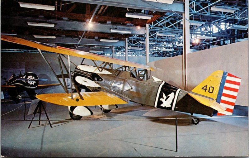 Vtg Curtiss P-6E Hawk Pursuit Aircraft Biplane Air Force Museum Ohio ...