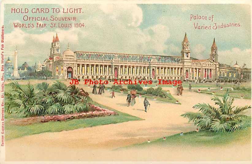St Louis Worlds Fair, Varied Industries Palace, HTL, Sam Cupples ...