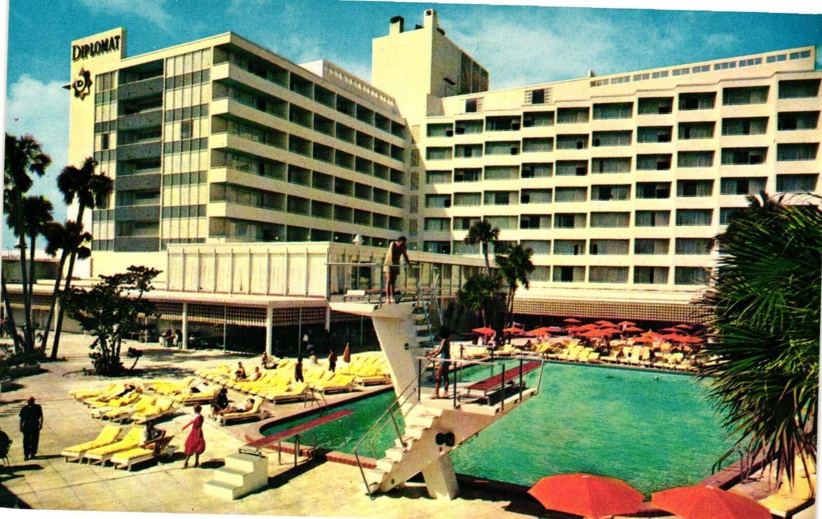 Vintage Postcard- Diplomat Resorts, Hollywood-by-the-Sea, FL. | United ...