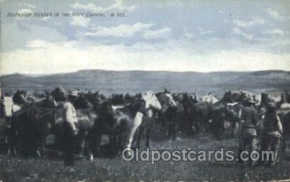 Western Cowboy, Cowgirl Writing On Back light corner wear, writing on ...