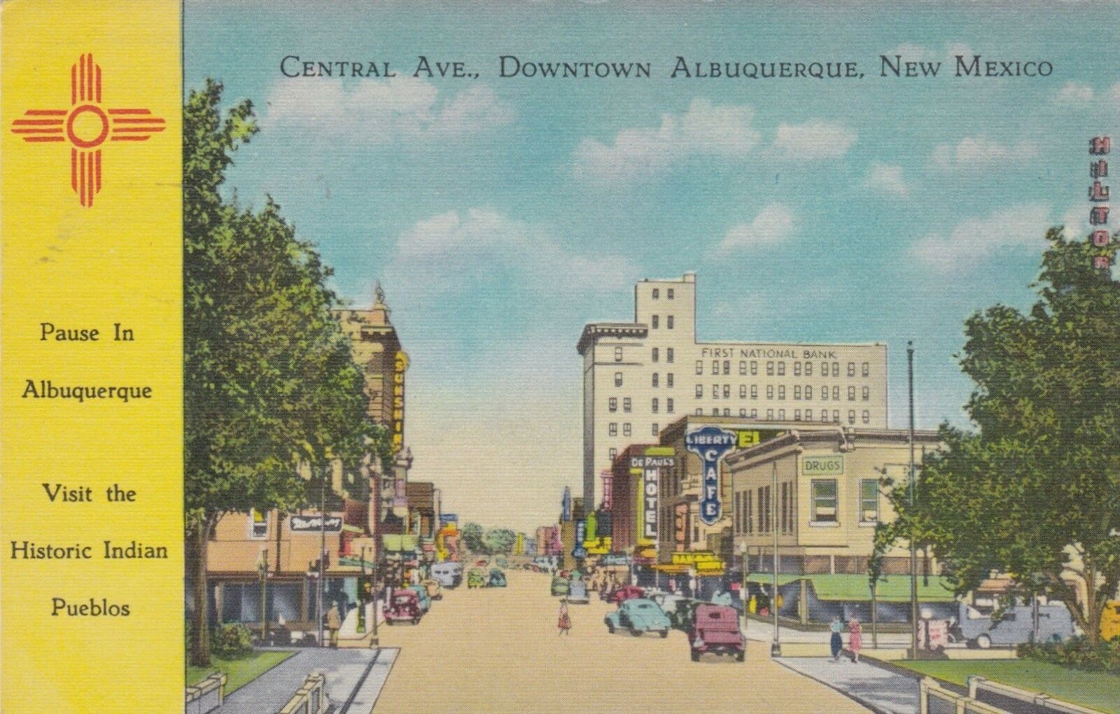 New Mexico Albuquerque Central Avenue Downtown sk3979 | United States ...