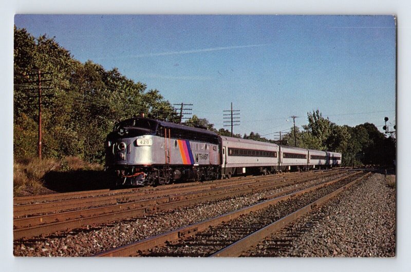 Postcard Railroad Train New Jersey Transit Hohokus Nj 1980s Unposted ...