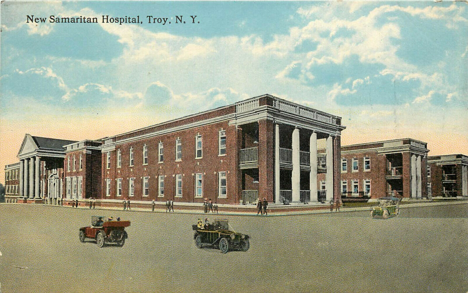 Vintage Postcard New Samaritan Hospital Troy NY Rensselaer County ...