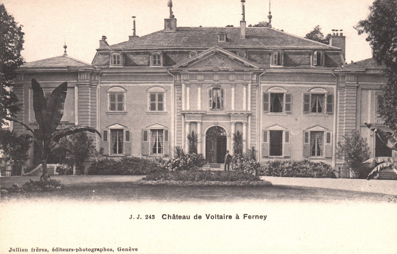Vintage Postcard 1910s Chateau de Voltaire House Castle Ferney France ...