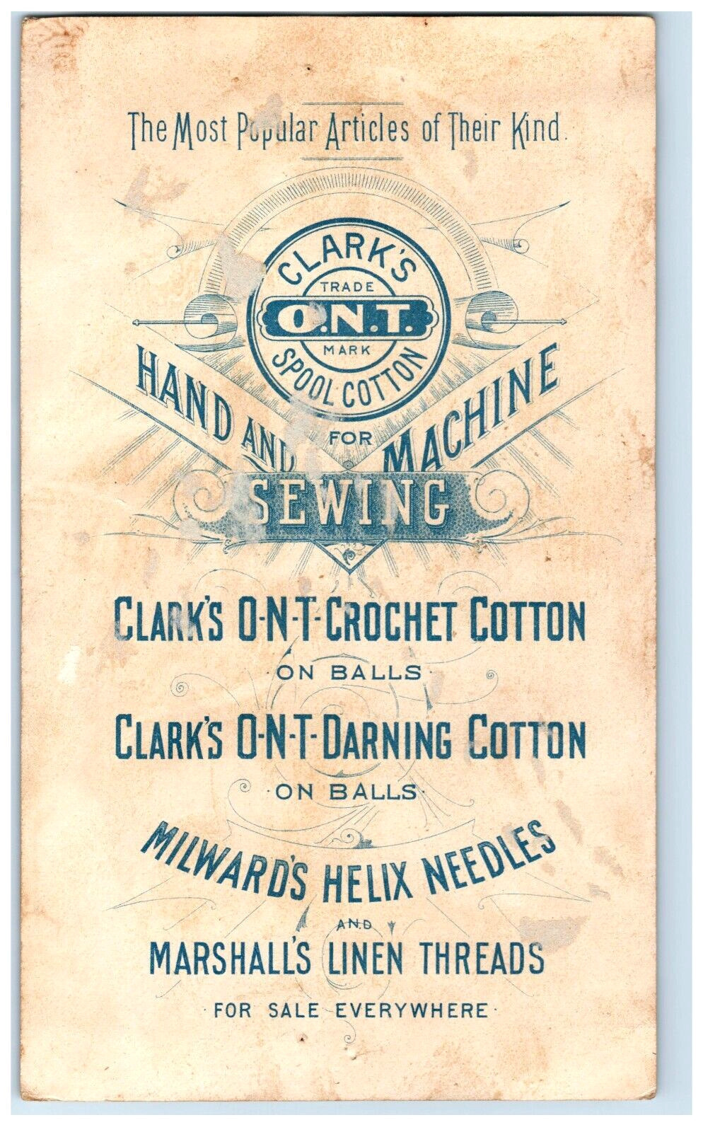 1880s-90s Clark's ONT Spool Cotton Native Americans Teepees Fab! #5G ...