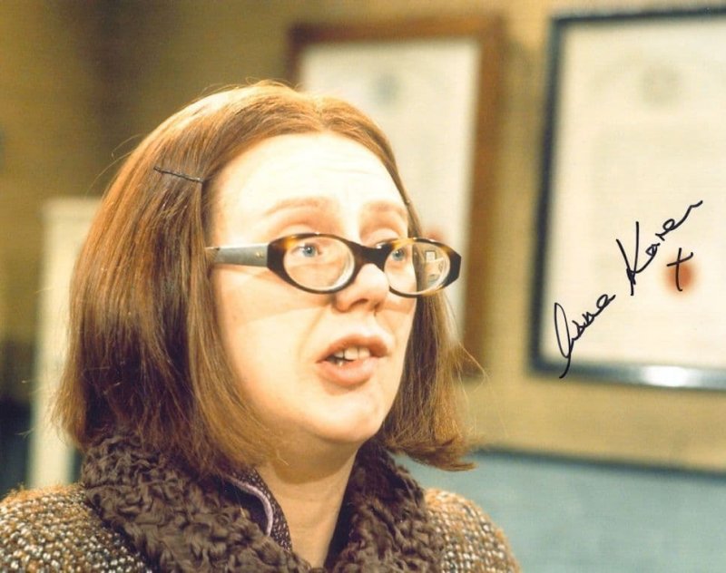 Anna Karen Olive On The Buses TV Show 10x8 Hand Signed Photo | Topics ...