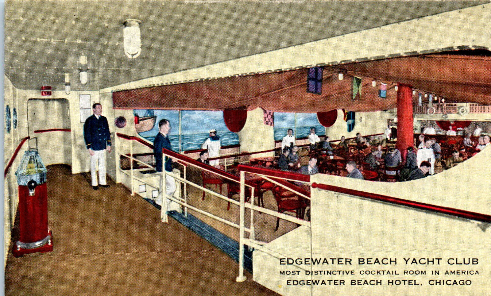 1920s Edgewater Beach Yacht Club Edgewater Beach Hotel Chicago IL ...