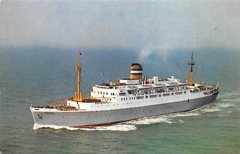 SS Maasdam Holland-America Line Ship | Topics - Other, Postcard ...
