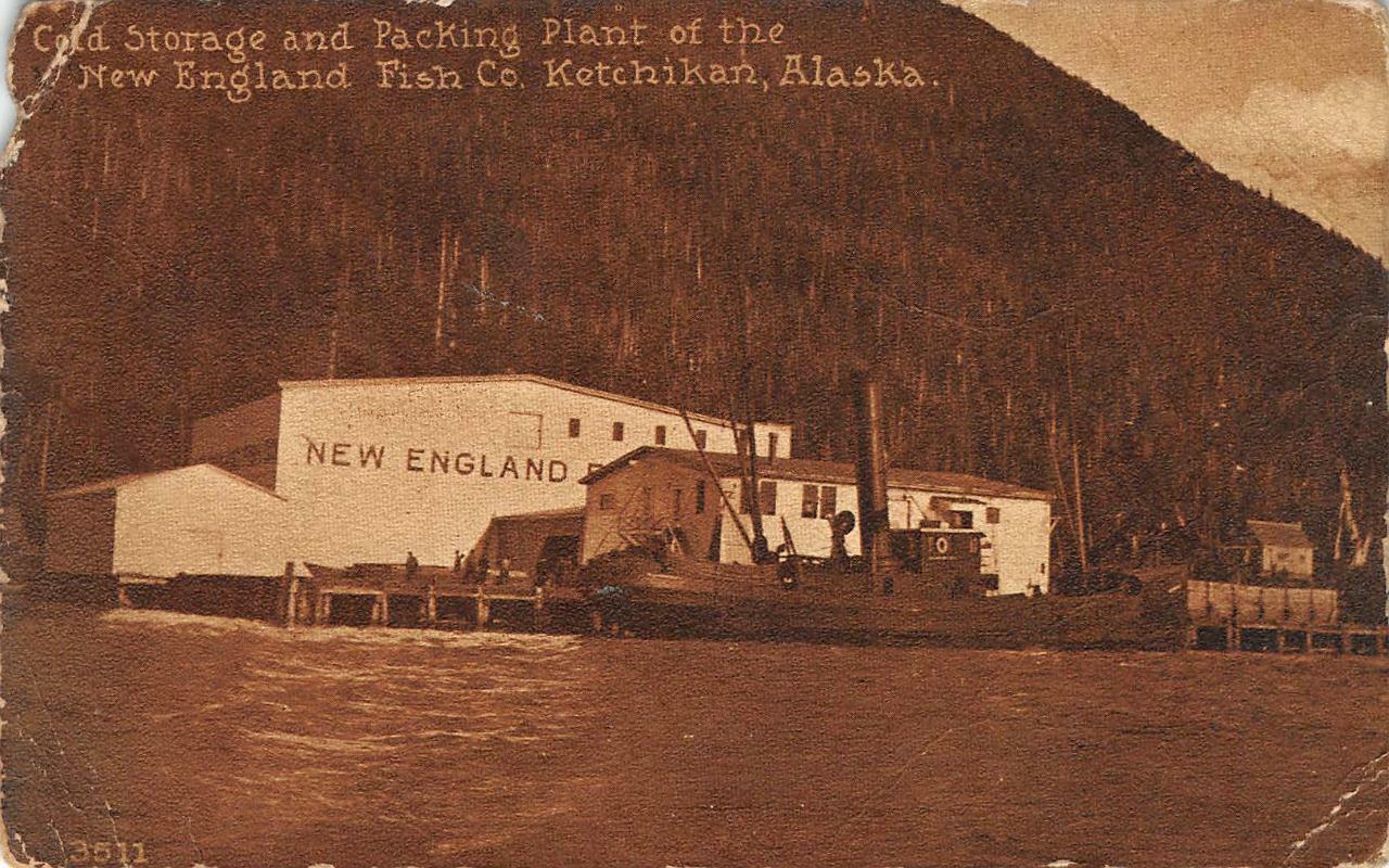 Cold Storage & Packing Plant New England Fish Co Ketchikan, Alaska 1913 ...
