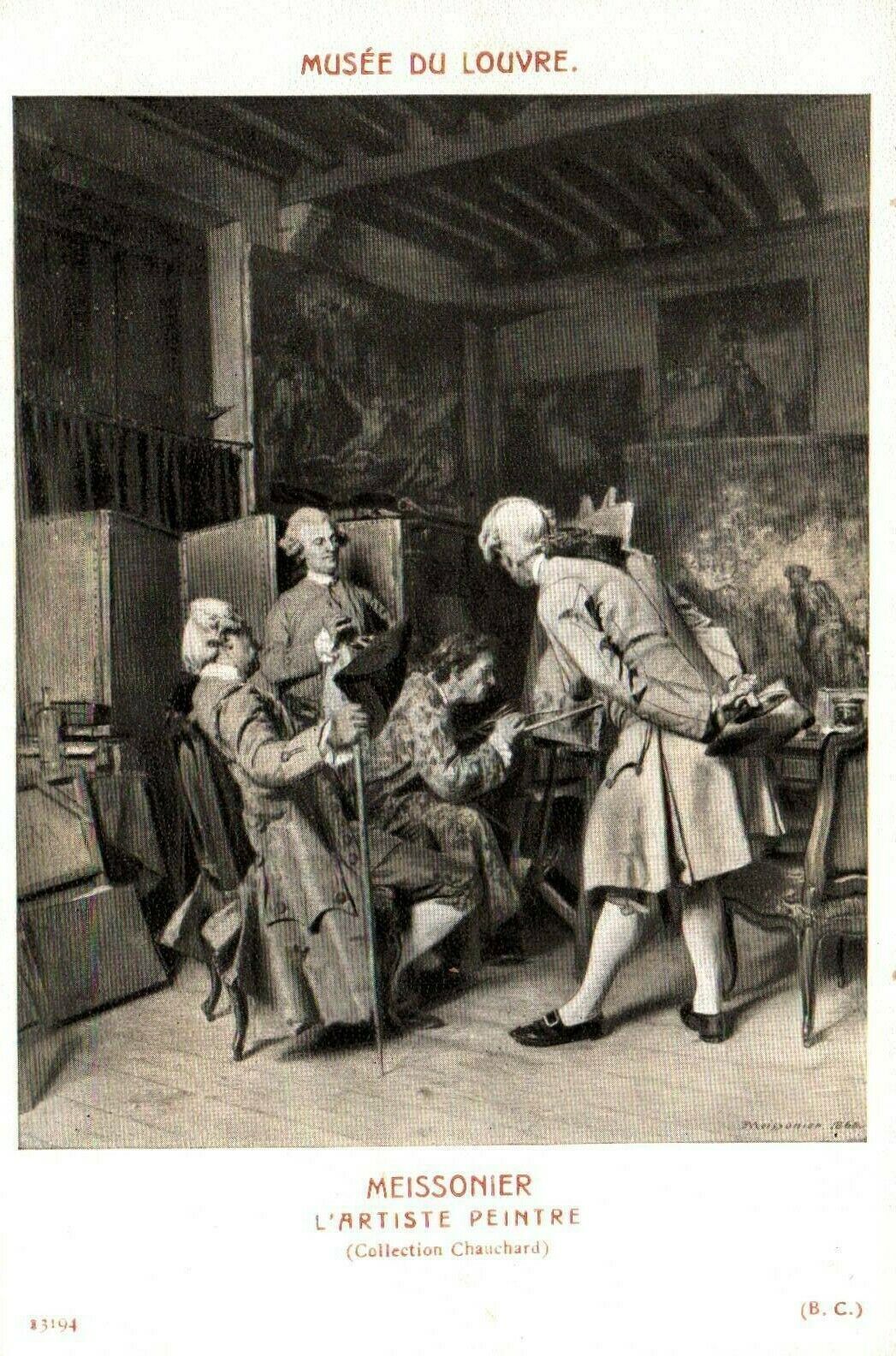 The Artist Painter Painting Jean-Louis-Ernest Meissonier Louvre Museum ...