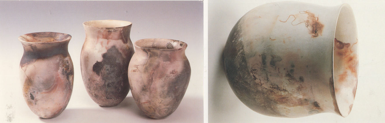 Liz Greig Cambridge Pottery Jug Sculpture Hand Signed 2x Postcard ...