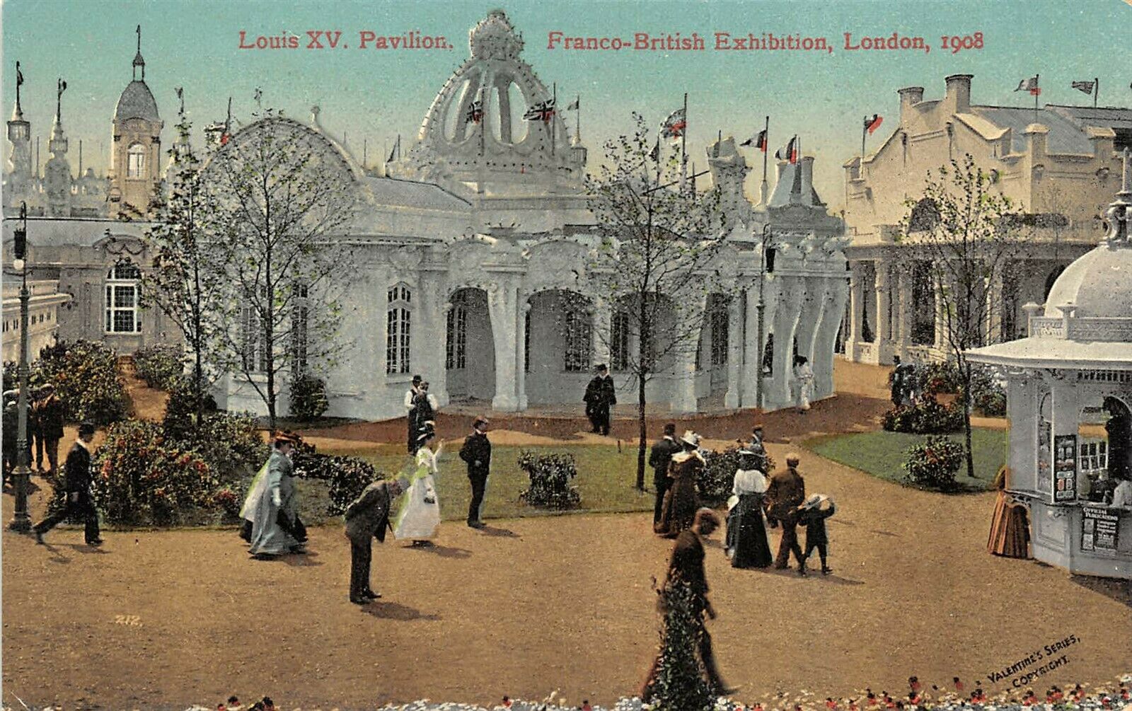 Franco British Exhibition 1908 Postcard Louis XV Pavilion | Topics ...