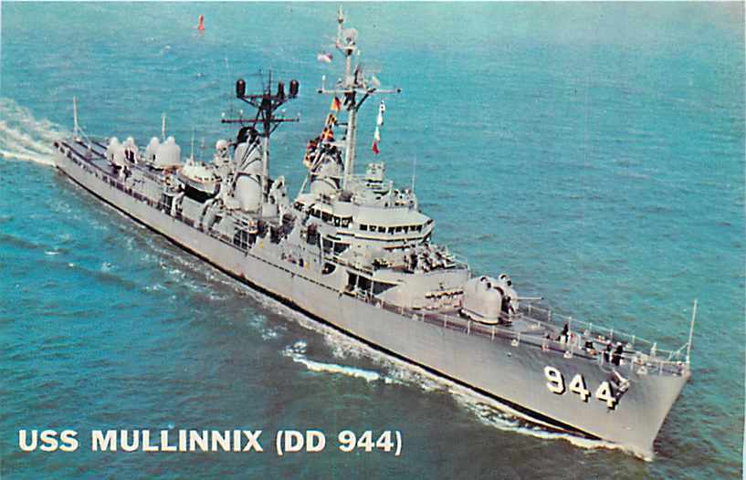 US Navy, USS Mullinnix DD 944, Destroyer, Dexter Press No 6148-C ...