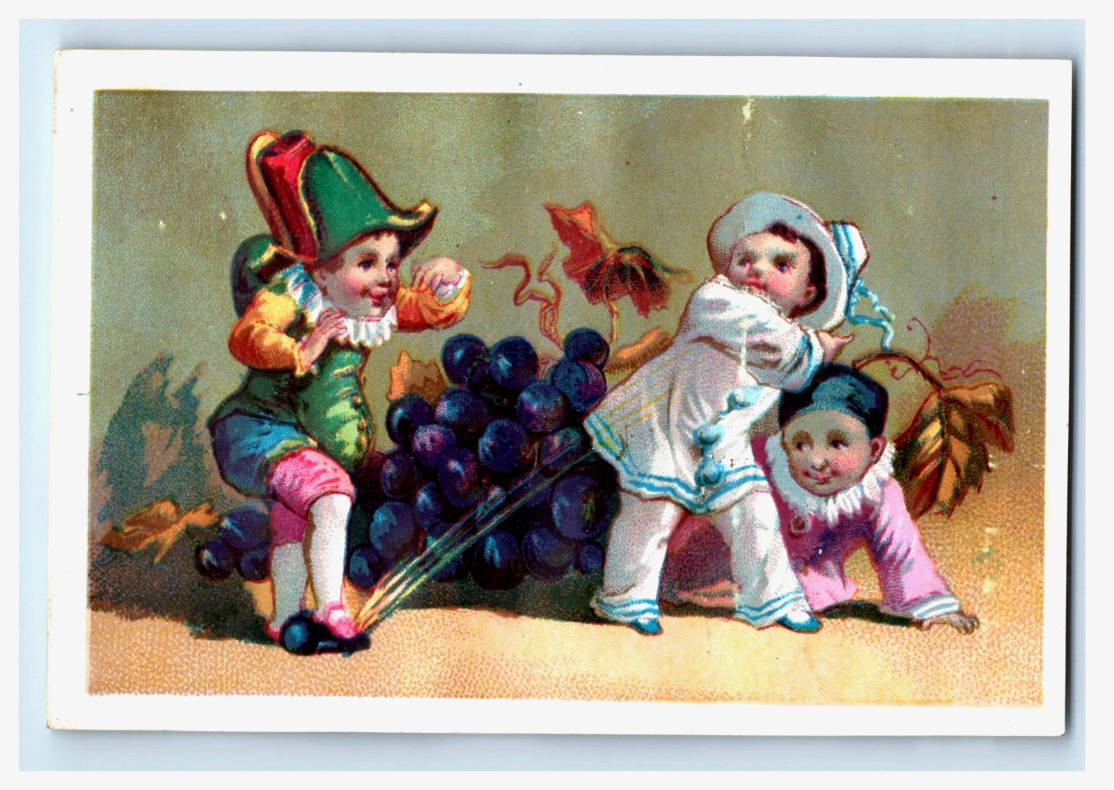 1880s Victorian Fantasy Trade Cards Tiny Children Giant Food Set Of 5 ...