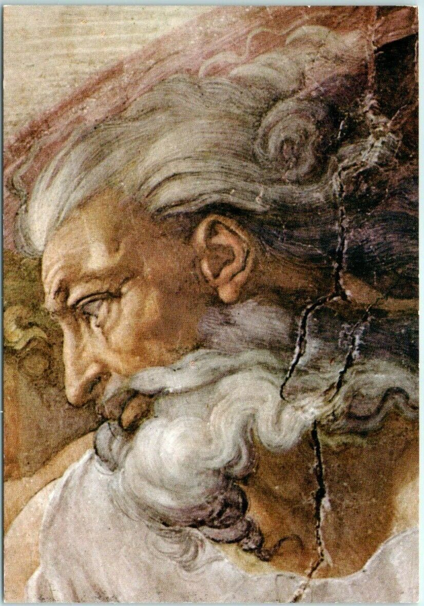 Postcard - The Creation of Adam (Detail) - Sistine Chapel - Vatican ...