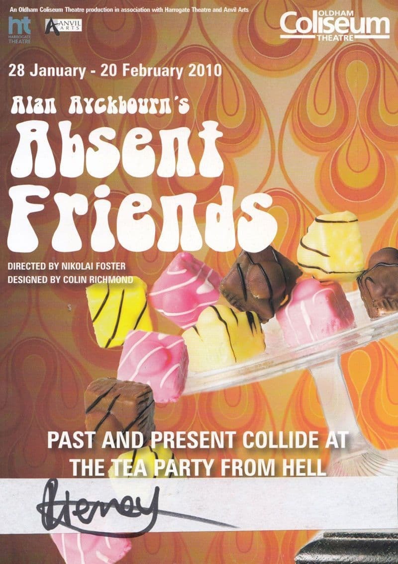 Poppy Tierney of Batman Begins Absent Friends Hand Signed Theatre Flyer ...