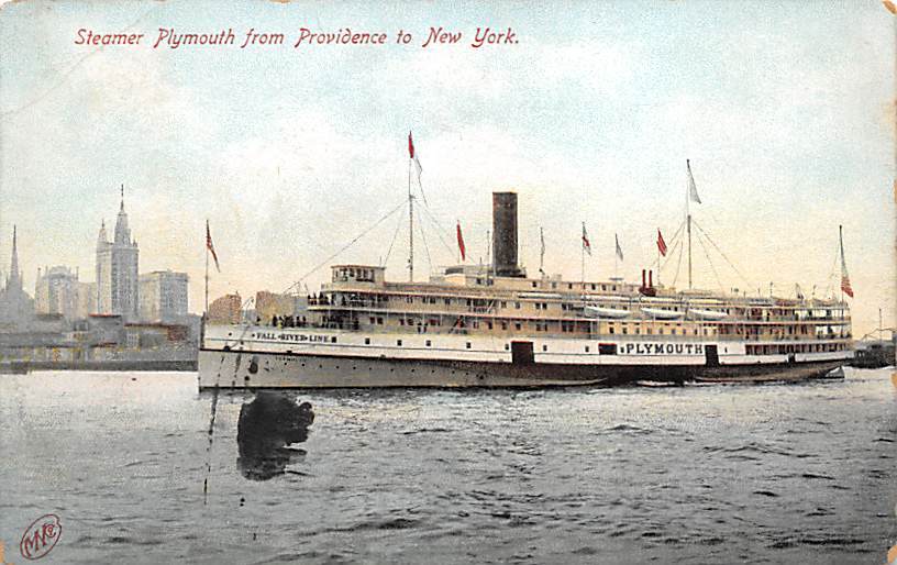 Steamer Plymouth Ferry Boats Ship Stamp on back | Topics - Coins ...